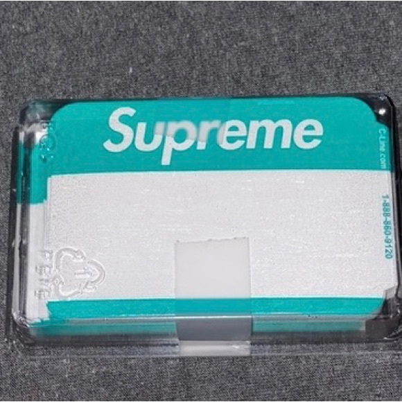Supreme | Other | Nwt Supreme Name Badge Stickers Pack Of 0 | Poshmark